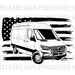 US Cargo Delivery Van Svg , Delivery Van Truck Svg , Moving Vehicle Svg ...