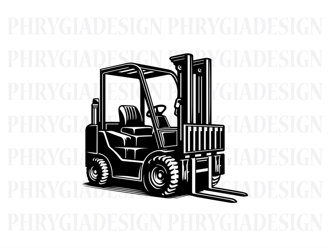 Forklift Svg , Fork Lift Svg , Industrial Truck Svg , Forklift Clipart ...