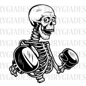Boxing Skeleton Svg , Skull Boxer Svg , Sports Knockout Fighter Fight ...