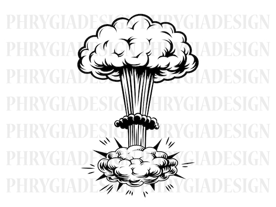 Mushroom Cloud Clip Art