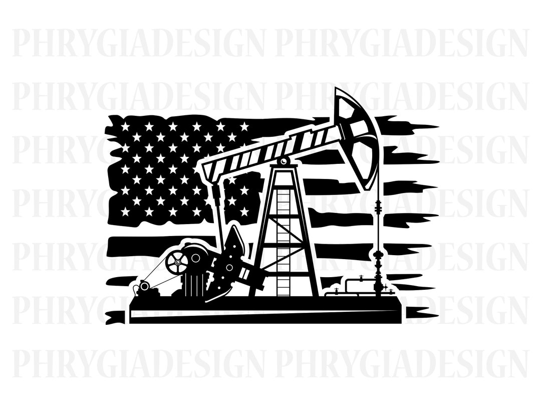 US Oil Rig Svg , Oil Derrick Svg , Oil Field Svg , Oil Pump Svg , Oil ...