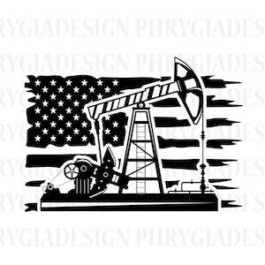 US Oil Rig Svg , Oil Derrick Svg , Oil Field Svg , Oil Pump Svg , Oil ...
