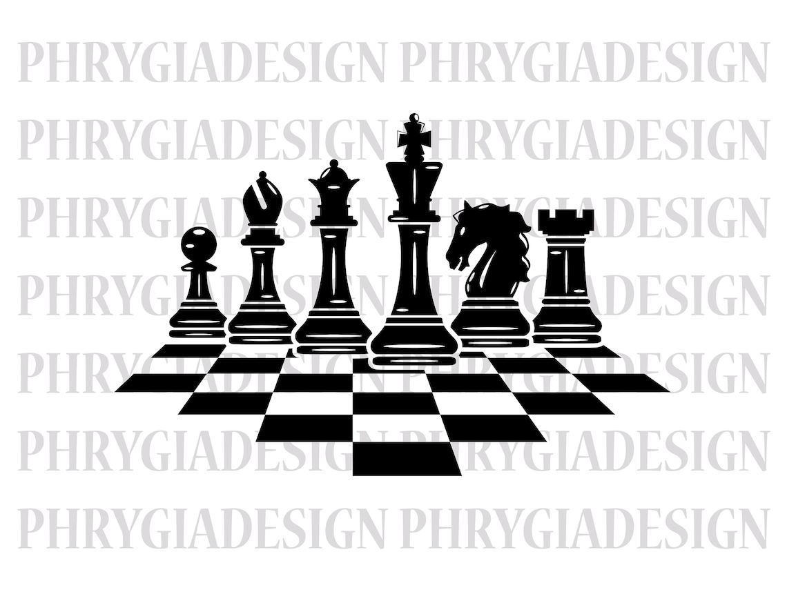 Chess Svg Chess Board Svg Chess Game Svg Chess Pieces - Etsy