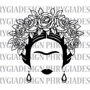 Frida Kahlo Svg , Frida Png , Frida Kahlo Silhouette , Frida Clipart ...