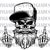 Motorcycle Rider Svg Png , Skeleton Middle Finger , Motorcycle Skull ...
