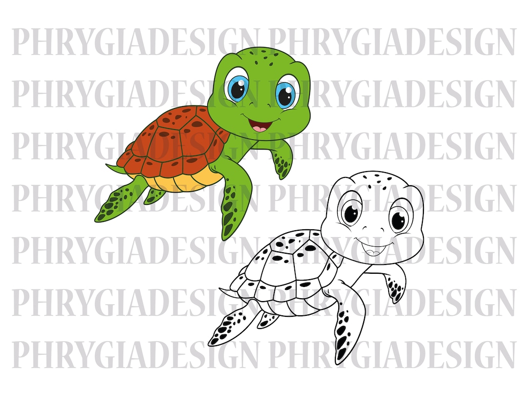 Cute Baby Turtle Svg Turtle Svg Sea Turtle Svg Baby - Etsy