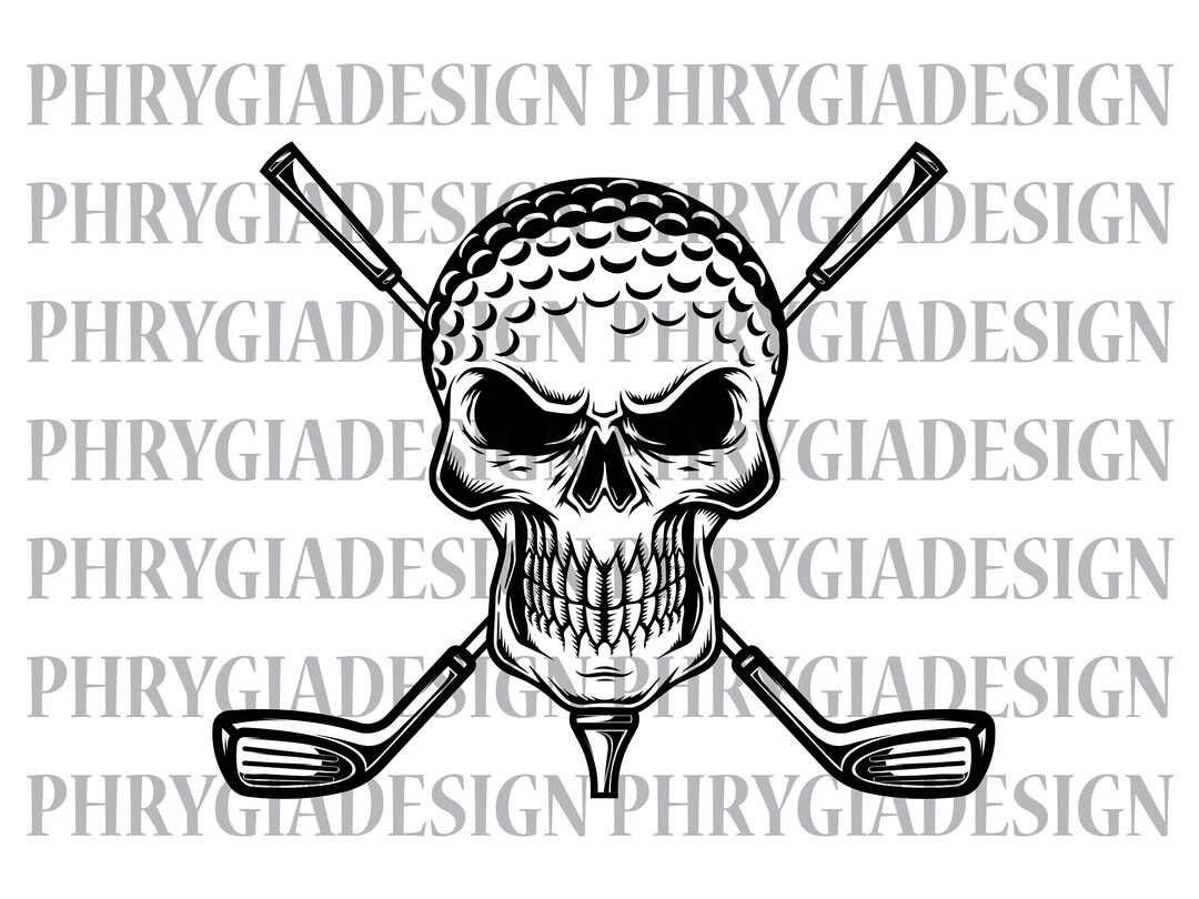 Golf Skull Svg Golf Svg Png Golfing Svg Golf Ball Svg - Etsy