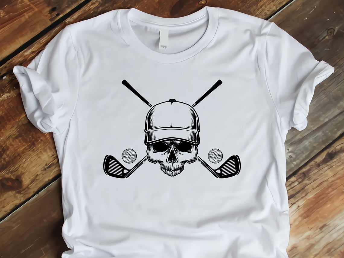 Golf Skull Svg Png Golf Svg Skull Svg Golf Clipart - Etsy