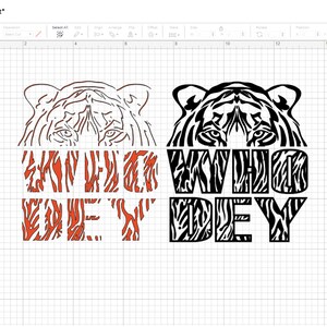 Who Dey Tiger Svg Png , Who Dey Svg , Tiger Svg , Svg Files for Cricut ...