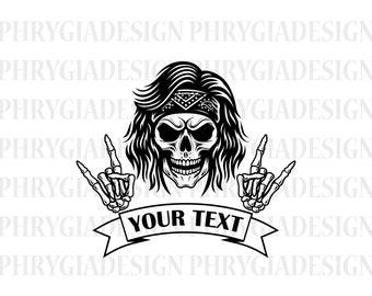 Rock and Roll Music SVG Rock N Roll SVG Rock Hand Sign Svg Rock N Roll ...
