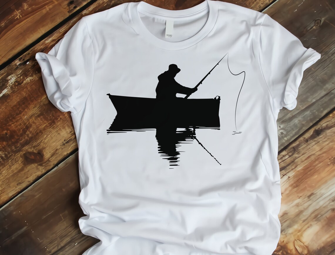 Boat Fishing Svg Png , Fisherman Clipart , Ocean , Pond , Lake , River ...