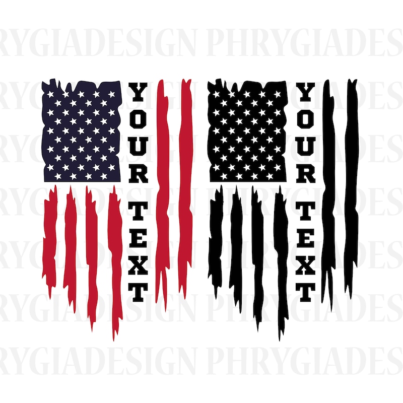 Distressed Flag Svg - Etsy