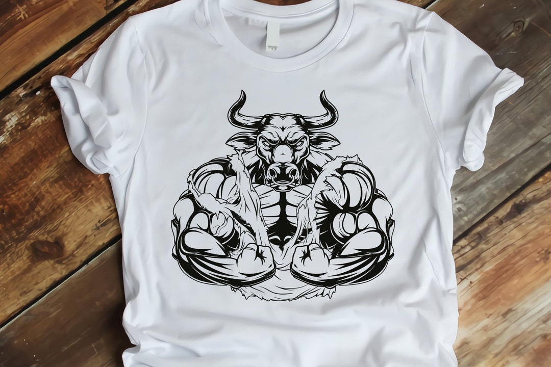 Bull Body Builder Svg Png , Muscle Man Svg , Gym Svg , Biceps Svg ...