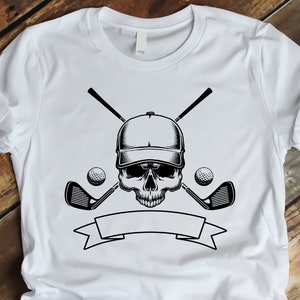 Golf Skull Svg Png , Golf Svg , Skull Svg , Golf Clipart , Golf Master ...