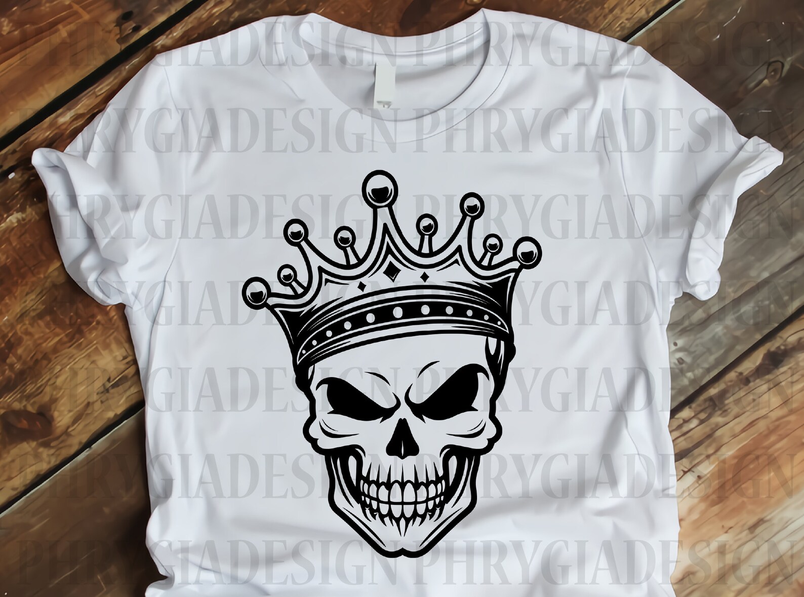 Skull With Crown Svg , King Skull Svg , Skull King Svg , King Skull ...