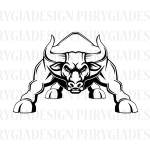 Angry Bull Svg , Bull Svg , Bull Head Svg , Angry Bull Face Svg , Bull ...