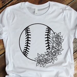 Floral Softball Svg , Softball Svg , Softball Clipart , Softball Player ...