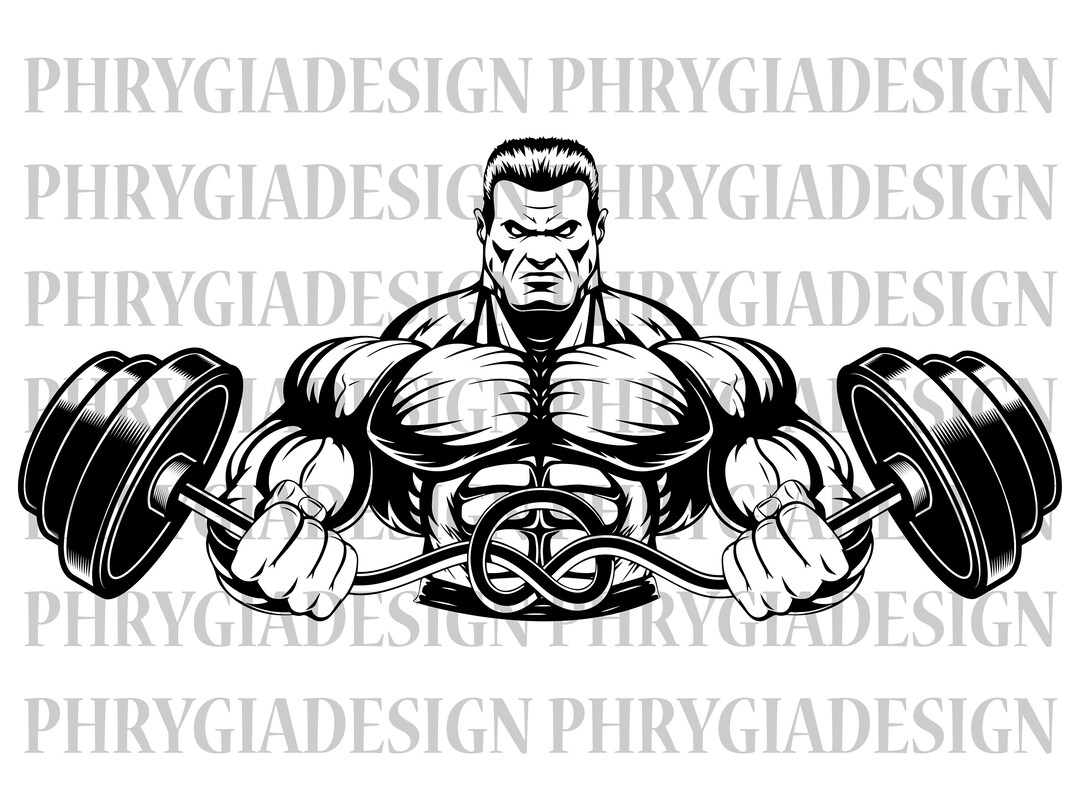 Bodybuilder Svg Png Muscle Man Svg Gym Svg Biceps Svg - Etsy Norway