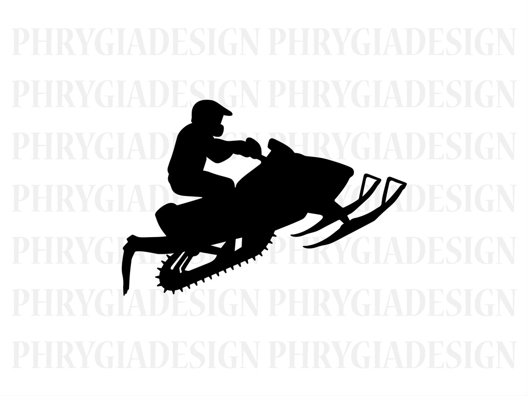 Snowmobile Jump Svg , Snowmobiler Svg , Snowmobile Rider Svg , Winter ...