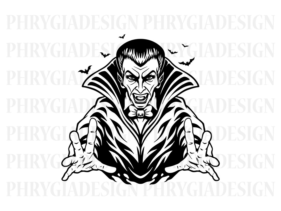 Dracula Svg , Vampire Svg , Halloween Svg , Horror Svg , Vampire Svg ...