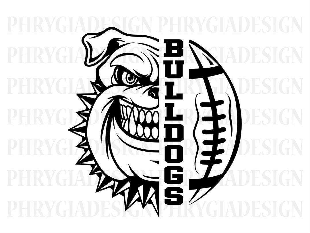 Bulldogs Svg , Bulldog Svg , Football Svg , Bulldog Shirt Svg ...