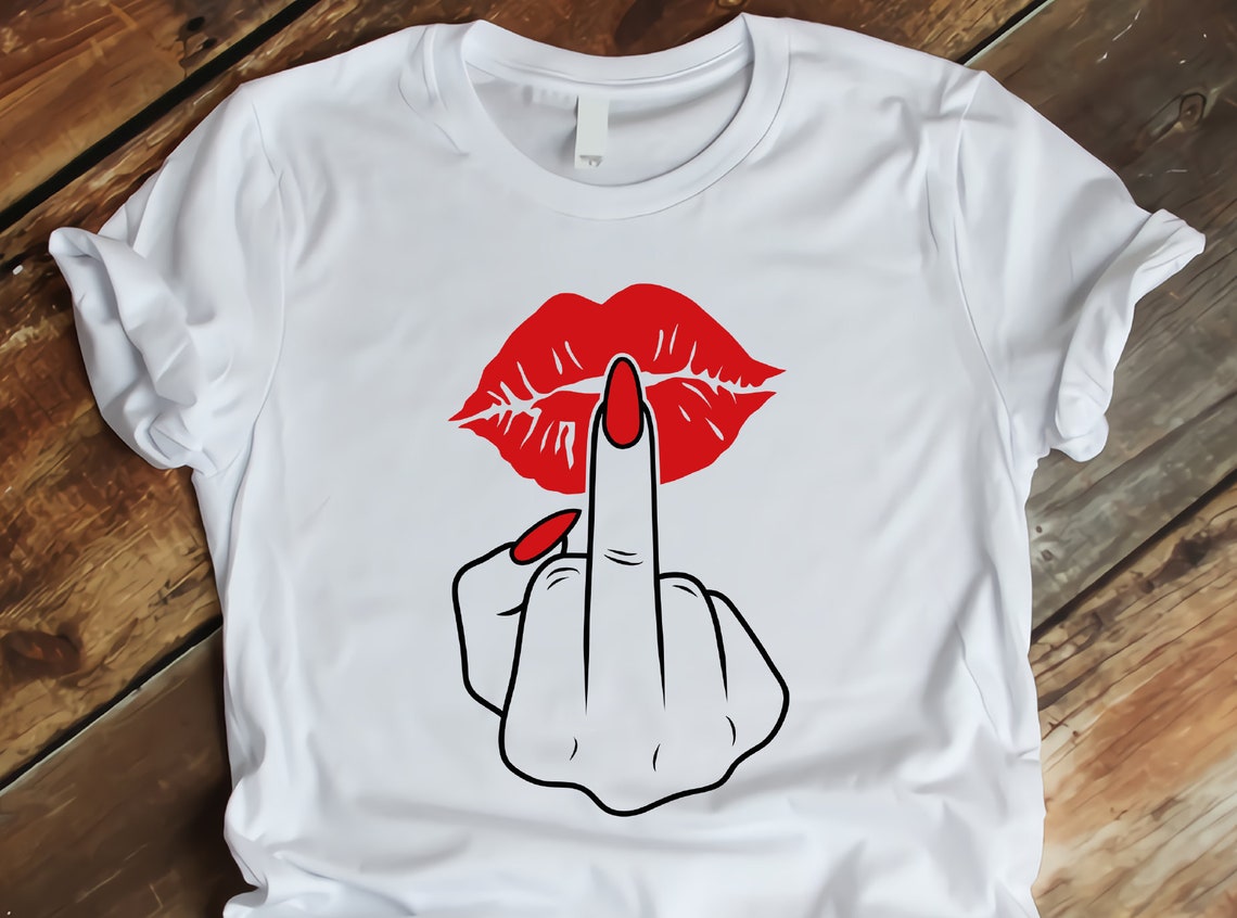 Middle Finger Lips Svg , Middle Finger Svg , Middle Finger Clipart ...