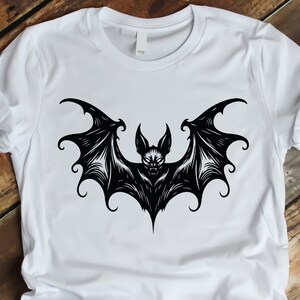 Scary Bat Svg , Gothic Bat Svg , Bat Svg , Halloween Svg , Bat Png ...