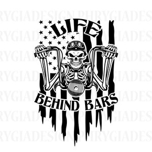 US Life Behind Bars Svg , Skeleton Life Behind Bars Svg , Skeleton ...