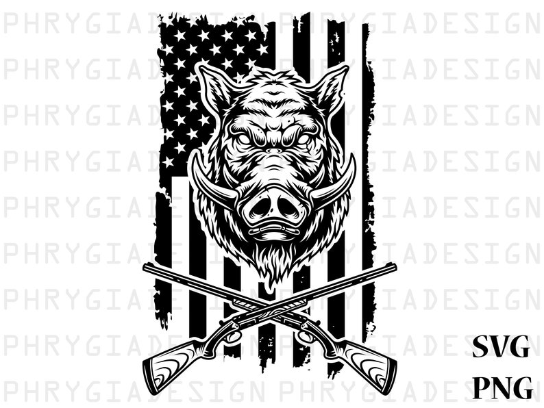 Boar Hunting Svg Png Boar Svg US Outdoor Boar Hunter Svg - Etsy