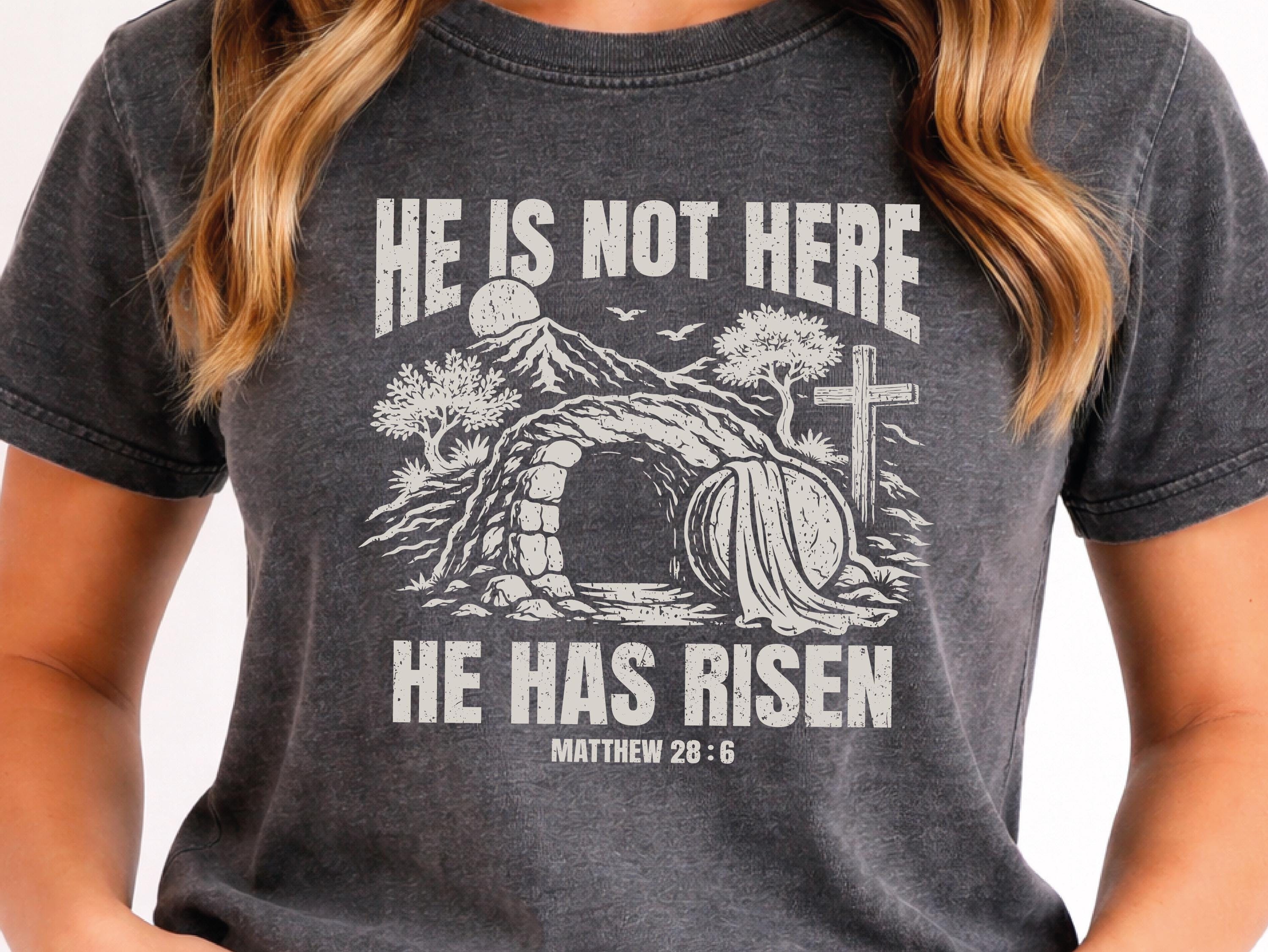 He is Not Here He Has Risen Svg Png , Empty Tomb Svg , He is Risen ...