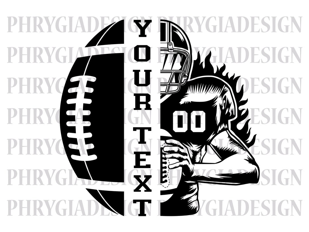 Football Player Svg Football Svg Football Season Svg - Etsy