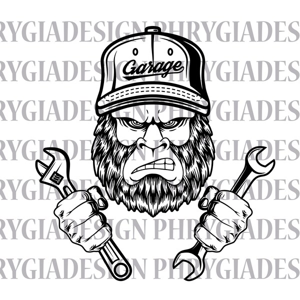 Sasquatch Mechanic - Etsy