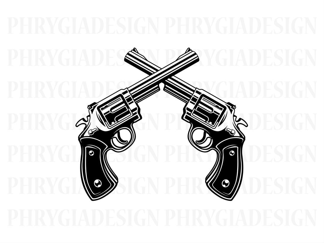 Revolver Gun Svg , Handgun Pistol Svg , Revolver Pistol Svg , Gun ...