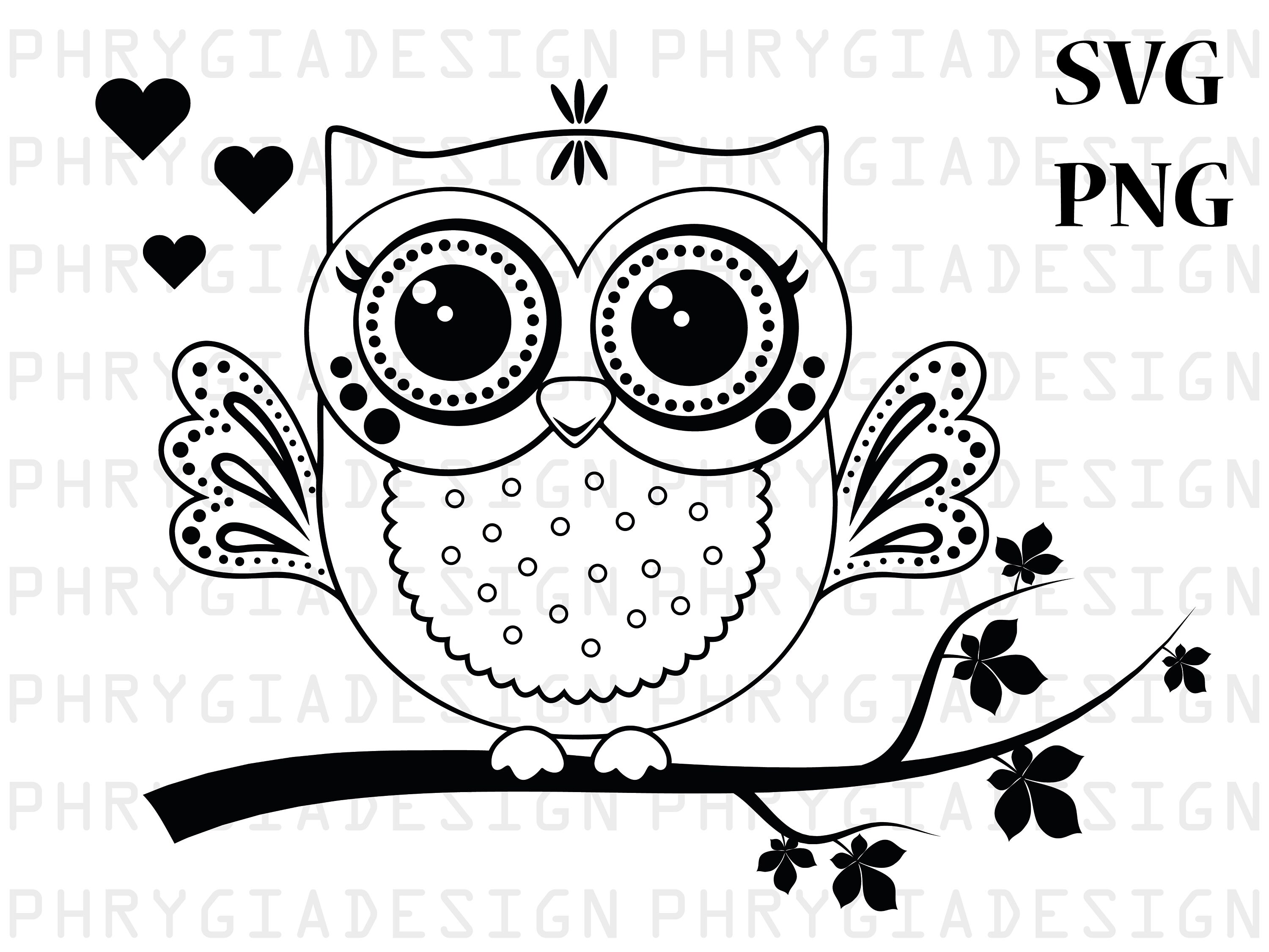 Owl Svg Png Owl Clipart Owl Shirt Design Baby Owl Owl - Etsy UK