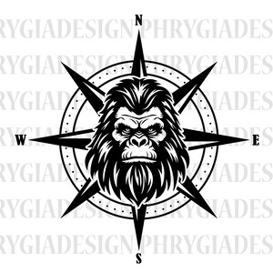 Bigfoot Svg , Sasquatch Svg , Bigfoot Shirt Svg , Yeti Svg , Bigfoot ...