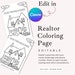 Realtor Coloring Page Coloring Page for Kids Real Estate Agent Coloring ...