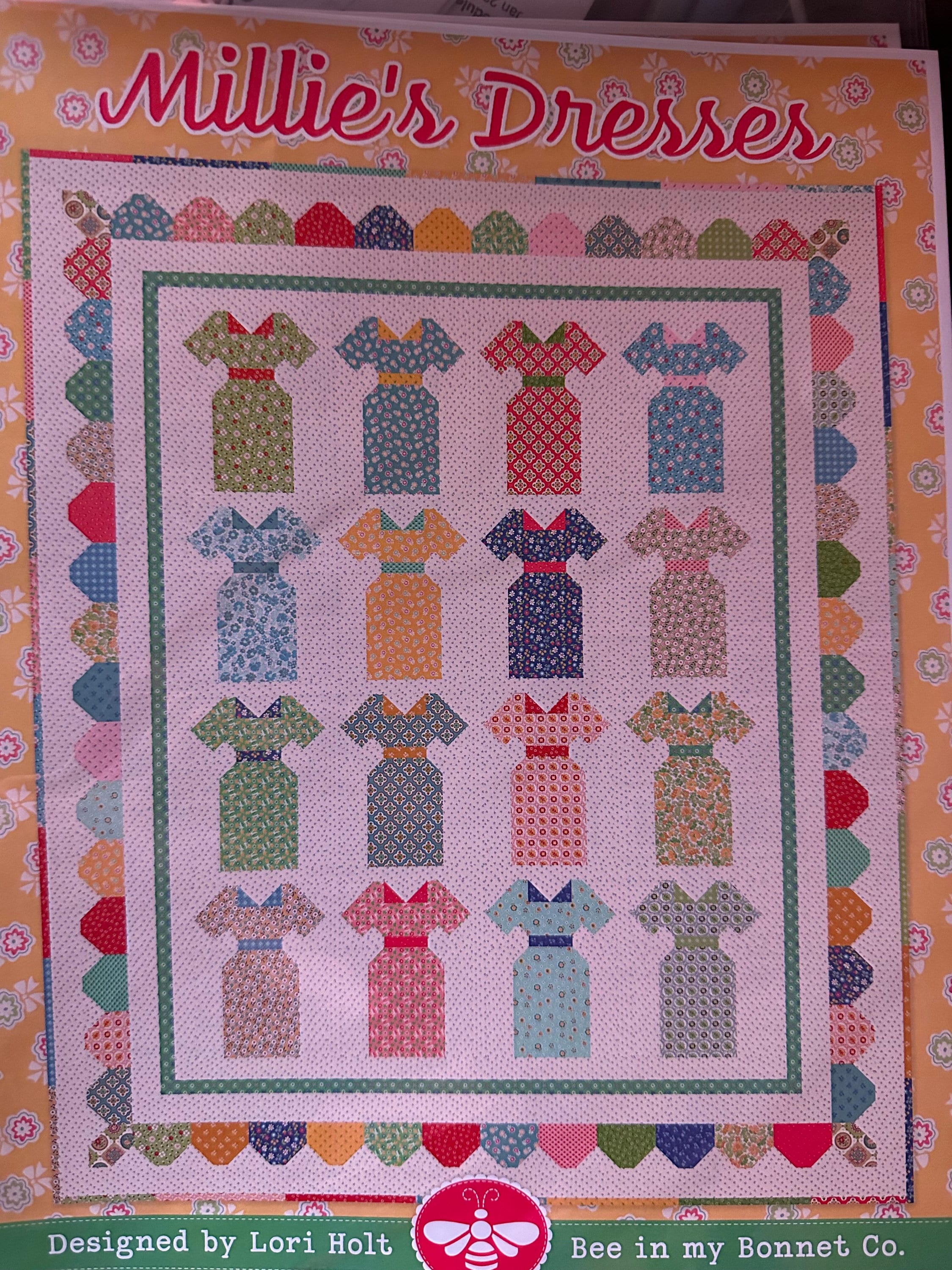 Lori Holt's Millie's Dresses Quilt Pattern - Etsy