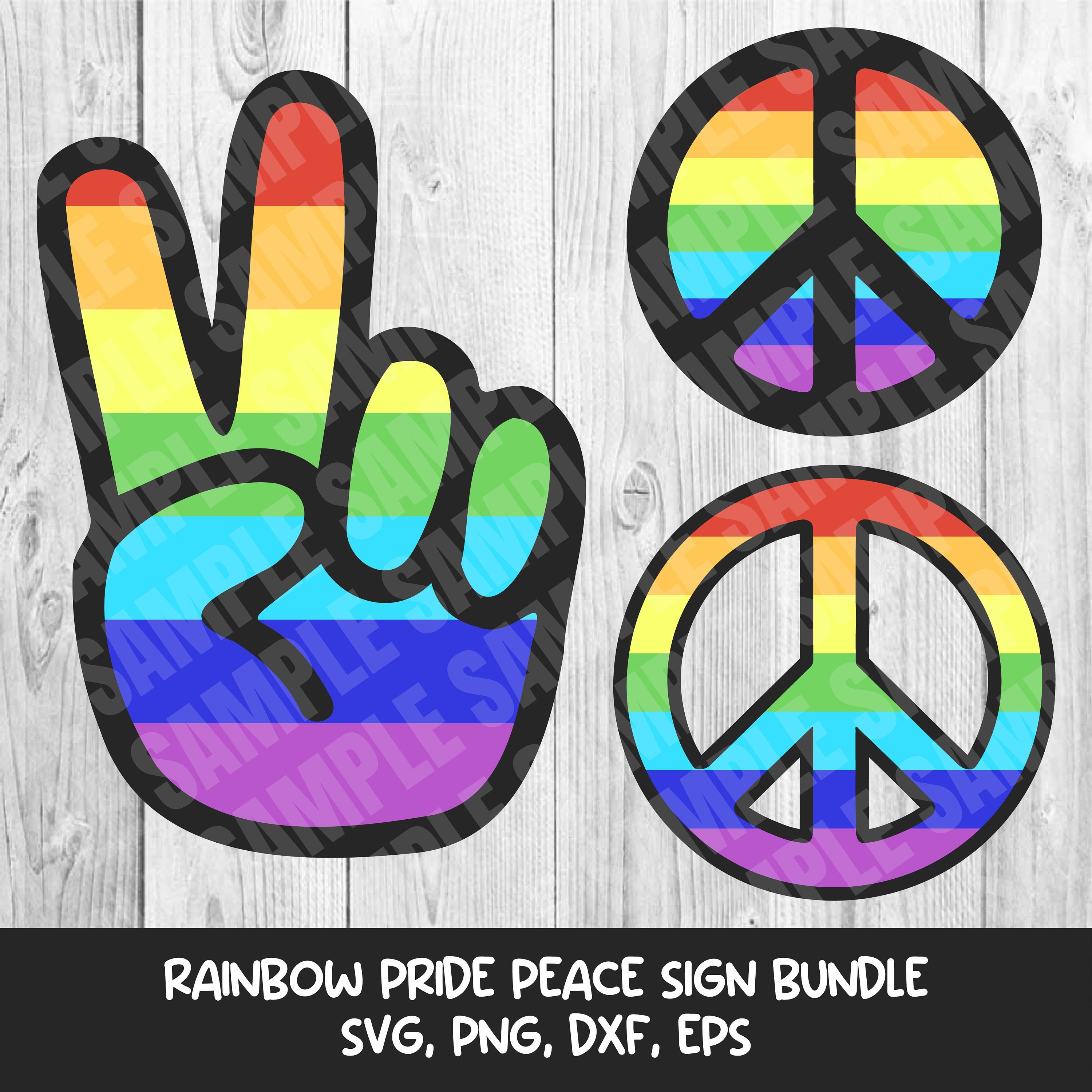 Rainbow Peace Symbol