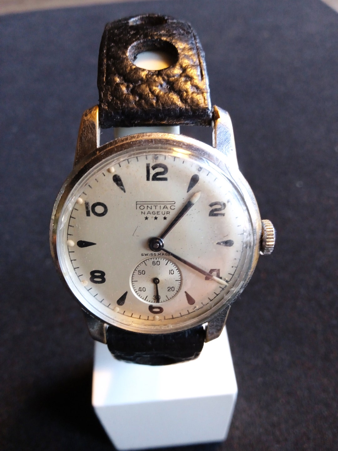 Vintage Pontiac Nageur 3 Star Vintage Watch Original Perfect Condition ...