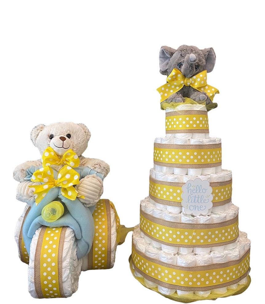 Tricycle Diaper Cake and Diaper Cake Bundle, Baby Shower, Gifts ...