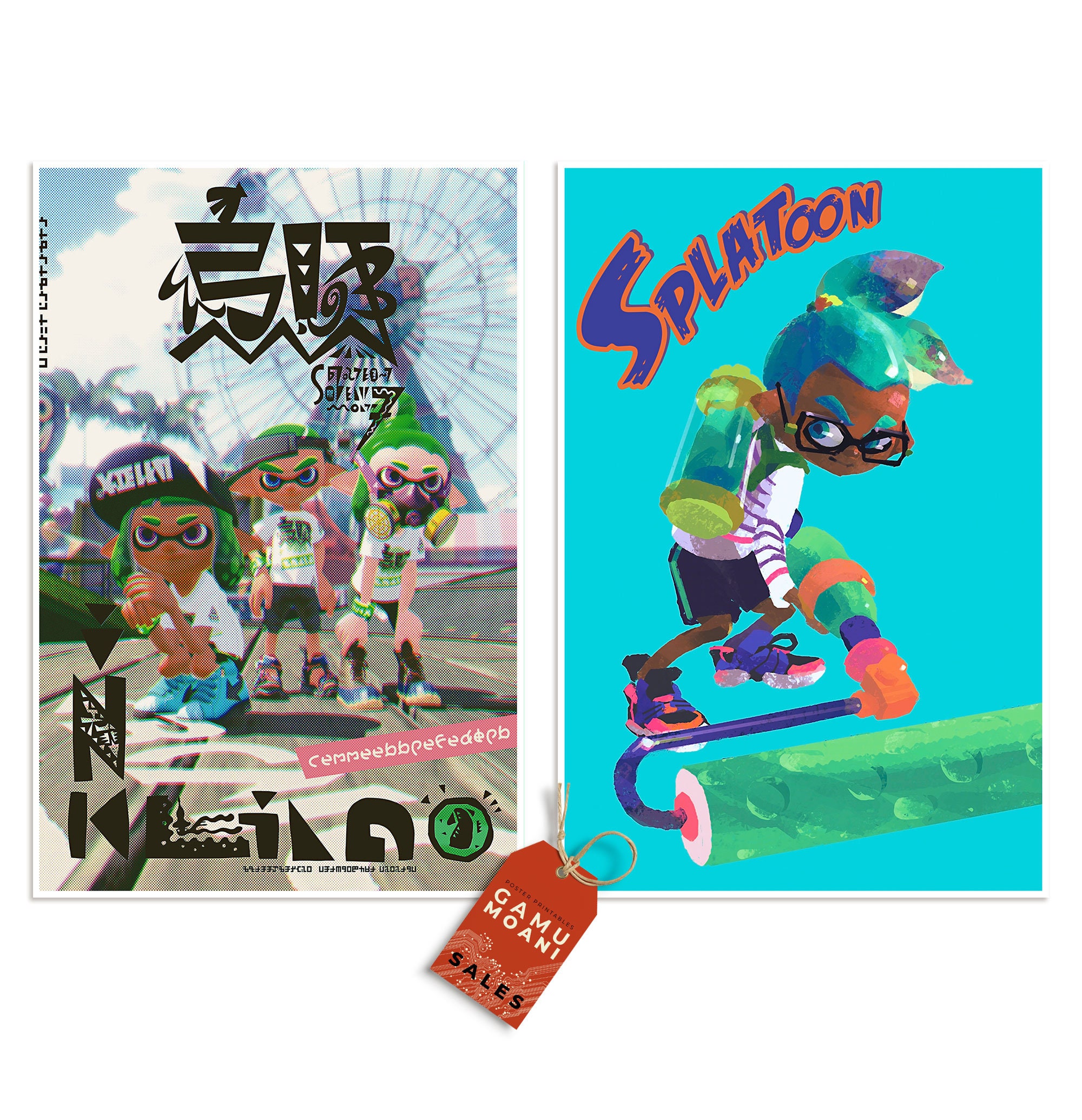 Splatoon Splatoon Poster Splatoon Poster Set of 12 Splatoon - Etsy