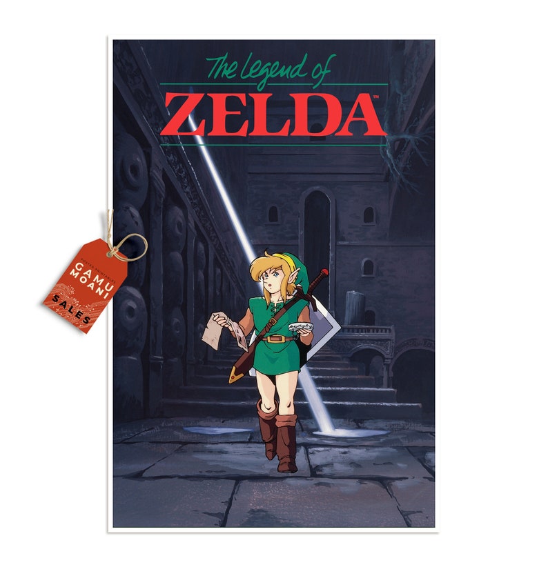Zelda Poster, Link Poster, Legend of Zelda Poster, Legend of Zelda ...