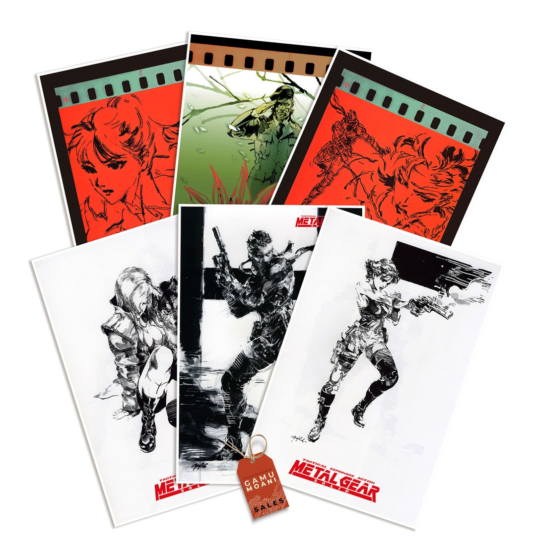 Metal Gear Solid, Metal Gear Solid Poster, Metal Gear Solid Poster Set ...