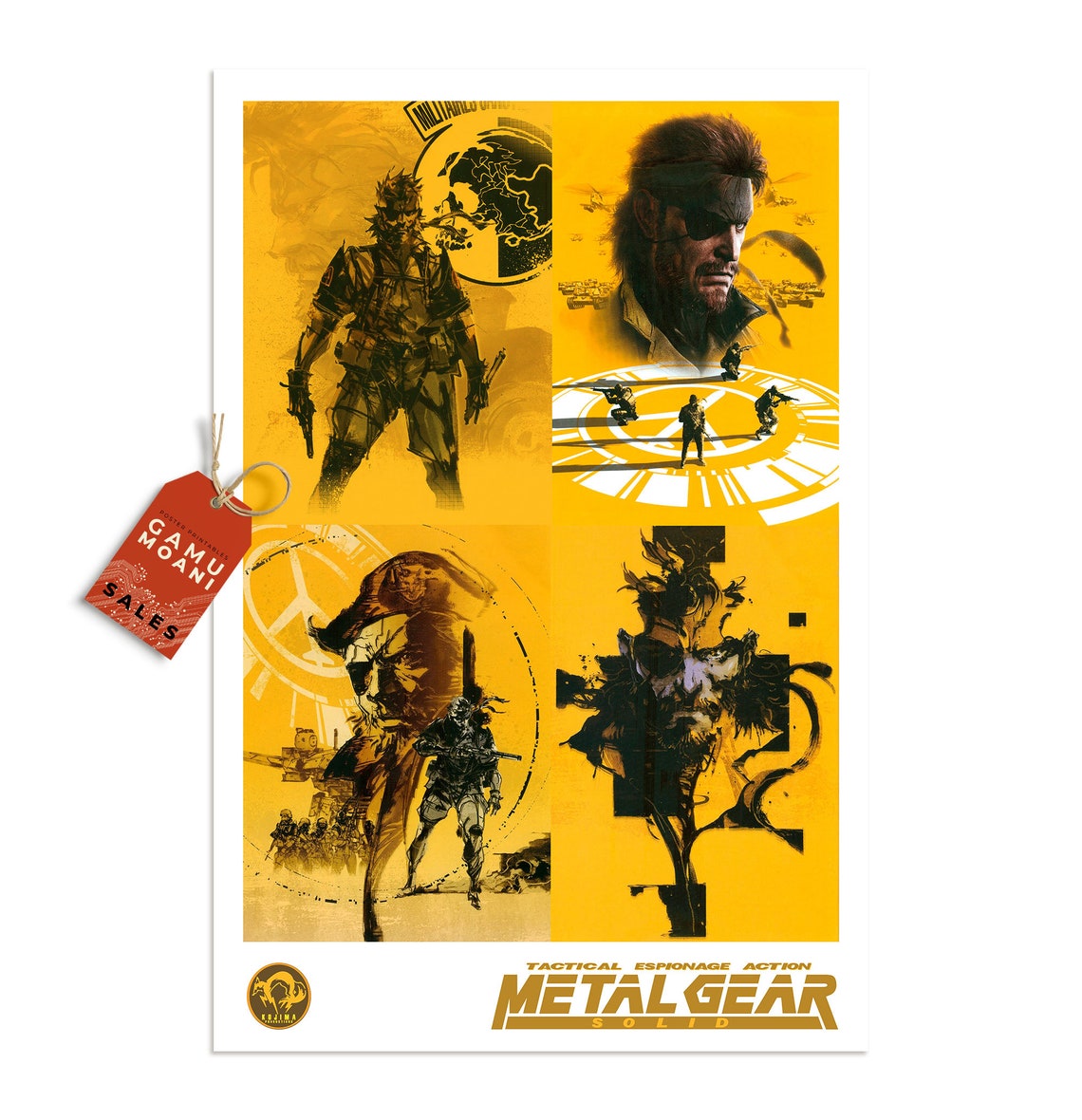 Metal Gear Solid, Metal Gear Solid Poster, Metal Gear Solid Poster Set ...
