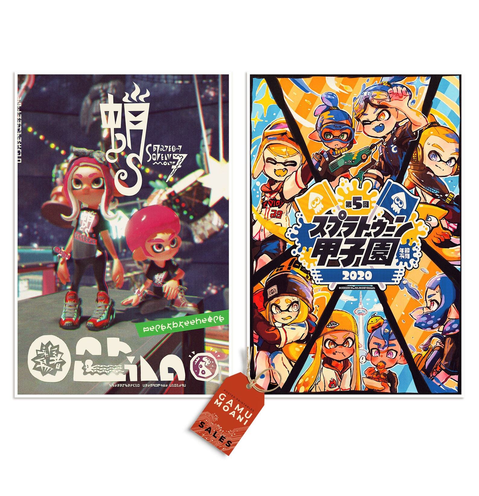 Splatoon Splatoon Poster Splatoon Poster Set of 12 Splatoon - Etsy