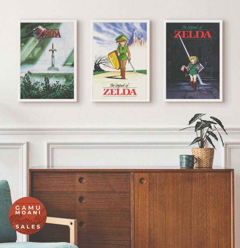 Zelda Poster, Link Poster, Legend of Zelda Poster, Legend of Zelda ...