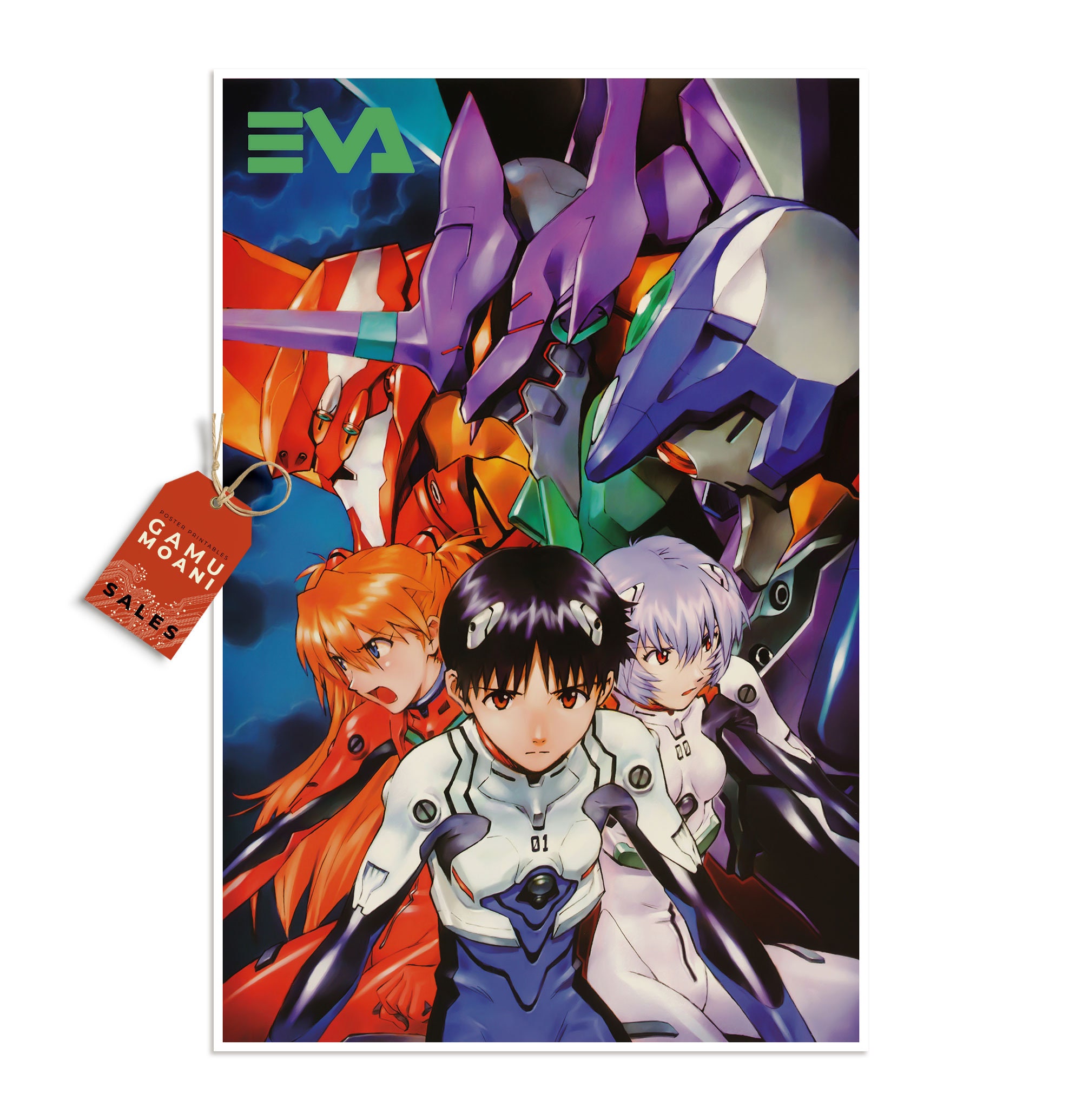 Evangelion Printable Posters: Beautiful Artwork for Fans and Collectors ...
