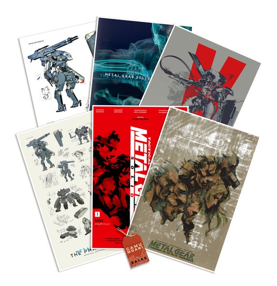 Metal Gear Solid Metal Gear Solid Poster Metal Gear Solid - Etsy