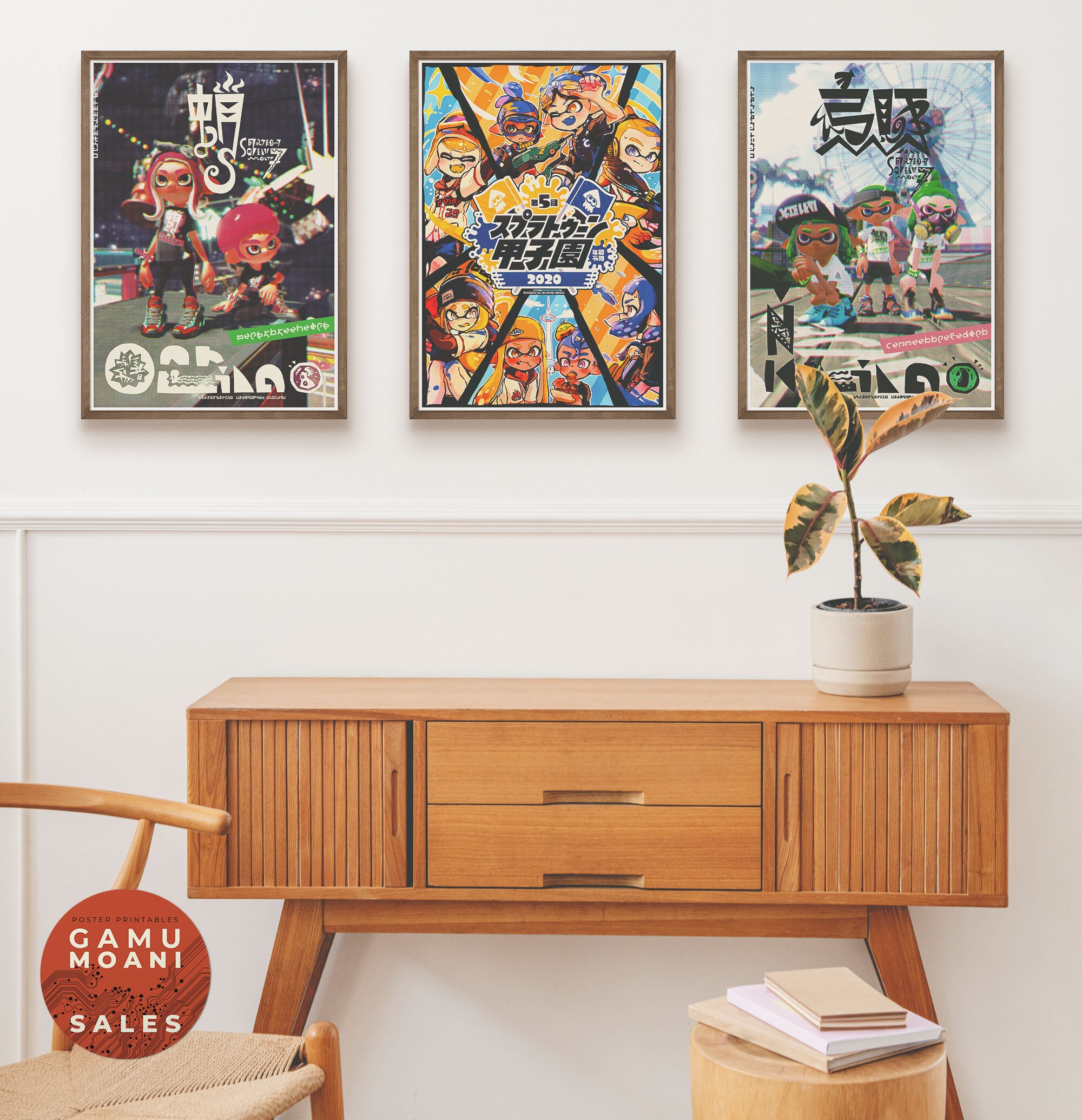 Splatoon Poster, Splatoon Splatfest Poster, Splatoon Poster Set of 3 ...