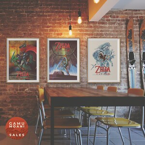 Zelda Poster, Legend of Zelda Poster, Legend of Zelda Ocarina of Time ...